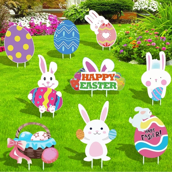 Easter | Holiday | New Easter Cardboard Cutout Yard Signs | Poshmark